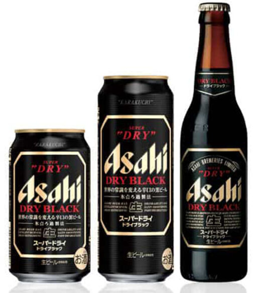 Review bia tươi asahi black 350ml